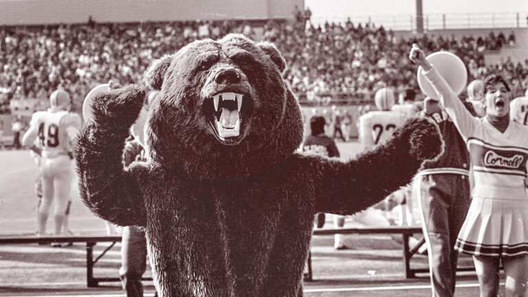 Fur Above: Big Red Bears Bring Touchdown to Life - Cornellians ...