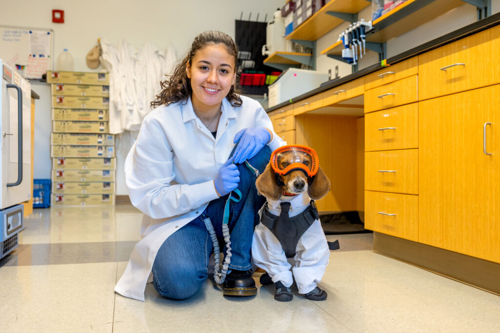 Paws Up for Science! Student’s Service Dog Gets His Own PPE ...
