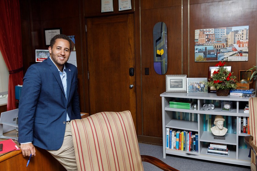 Mayor Svante Myrick ’09 will step down to lead People for the American ...