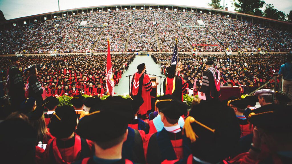 From Big Red Presidents, Commencement Words of Wisdom - Alumni, parents ...