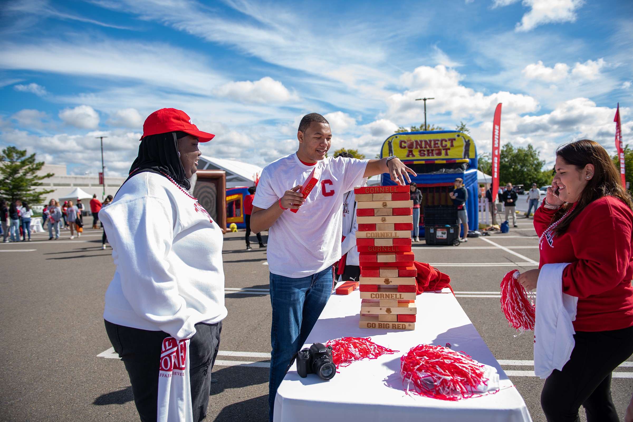 Cornellians enjoy the Big Red Fan Festival - Alumni, parents, and ...