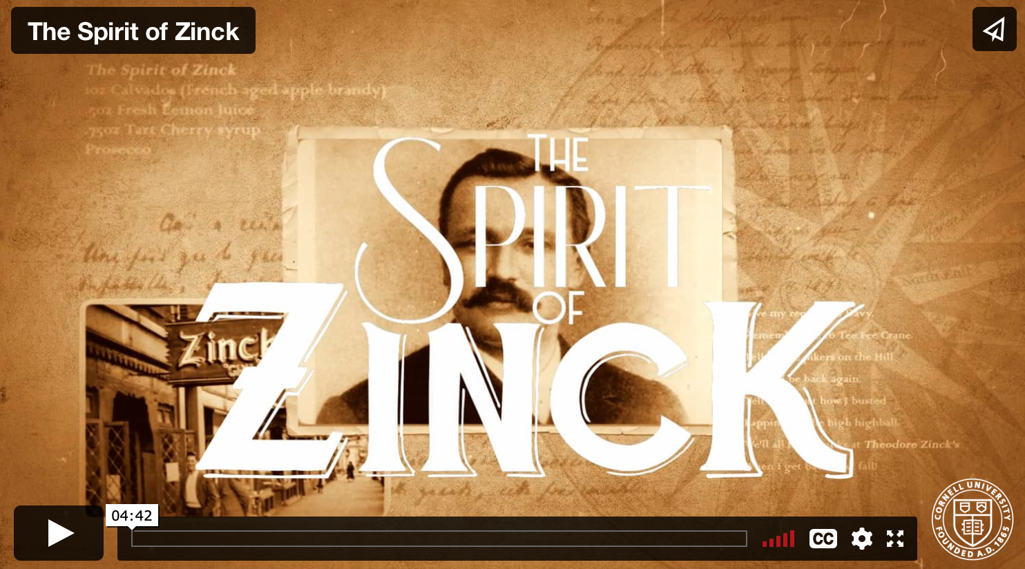 Celebrate the Spirit of Zinck with the greatest mocktail - Alumni ...