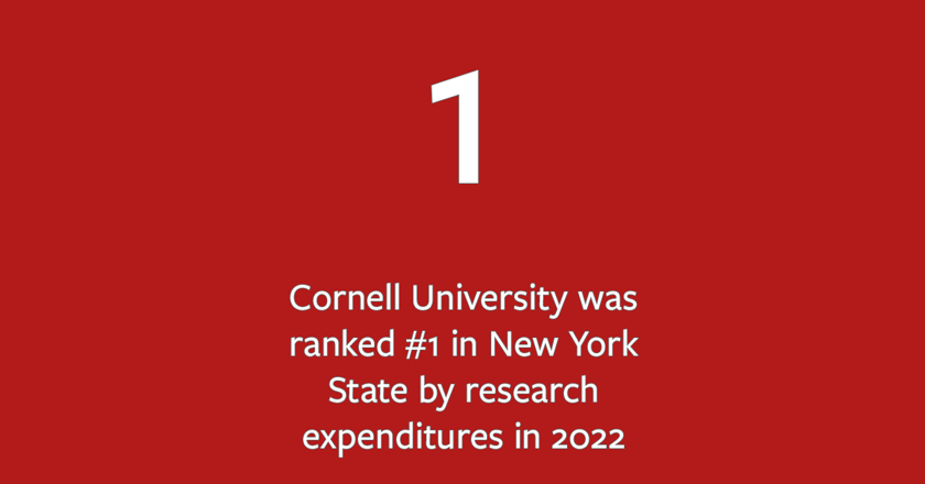 2022 research stats - Alumni, parents, and friends | Cornell University