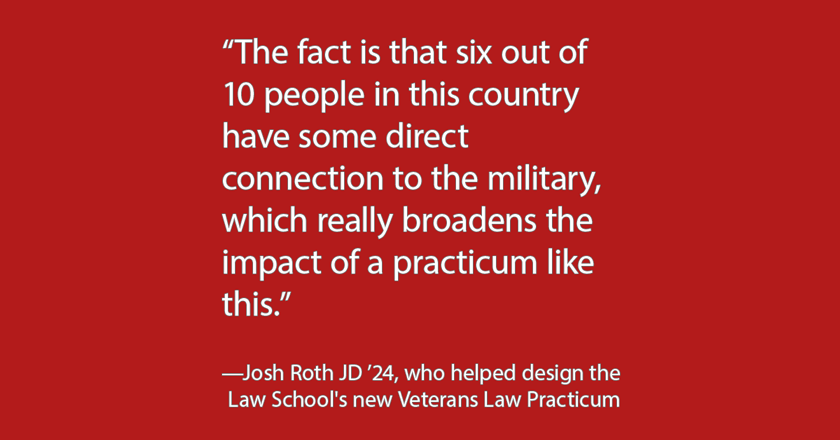 Law School practicum to serve veterans - Alumni, parents, and friends ...
