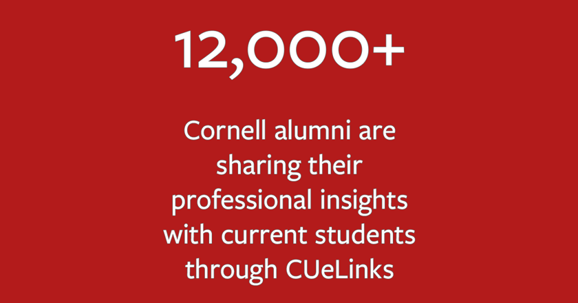 Cornell's exclusive online networking platform - Alumni, parents, and friends | Cornell University