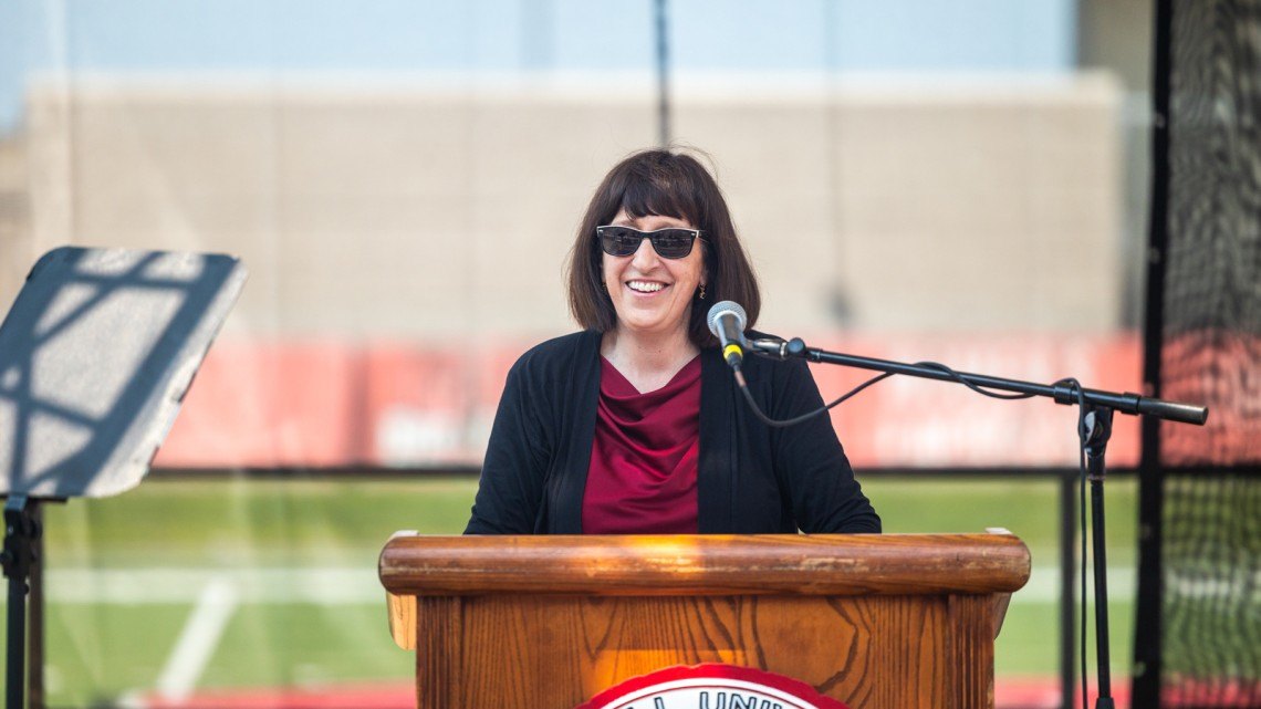 President Martha E. Pollack greets the Class of 2027 - Alumni, parents ...