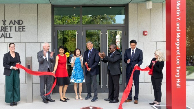 Martin Y. and Margaret Lee Tang Hall named for major gift to ...
