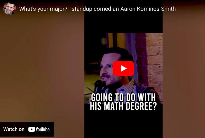 Comedy featuring Aaron Kominos-Smith '04 - Alumni, parents, and friends | Cornell University
