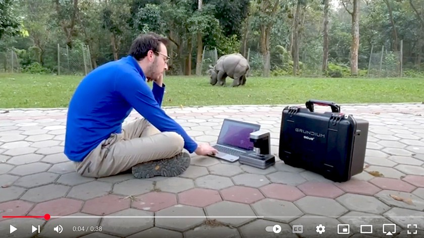 Cornell wildlife pathologist meets a curious rhino - Alumni, parents ...